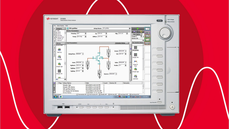 B1500A Semiconductor Device Parameter Analyzer | Keysight